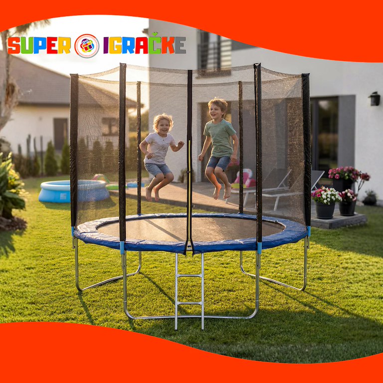 TRAMBOLINA SA SIGURNOSNOM MREŽOM 366CM