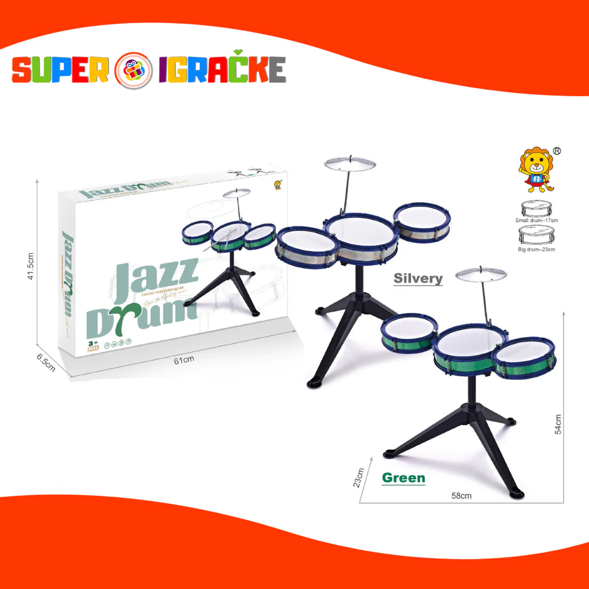 JAZZ DRUM - SET BUBNJEVA