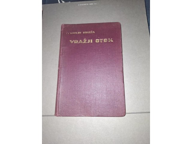Vrazji otok Miroslav Krleza prvo izdanje