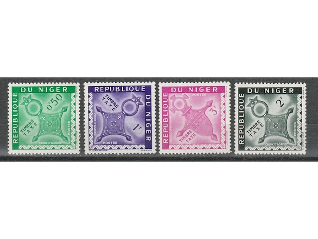 Niger - 1962 - Crosses of Sahara regions
