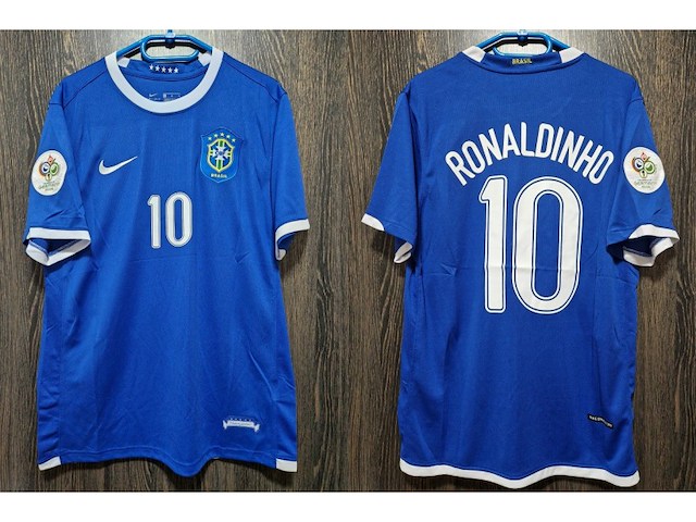 Brazil dres 2006 Ronaldinho 10 Away