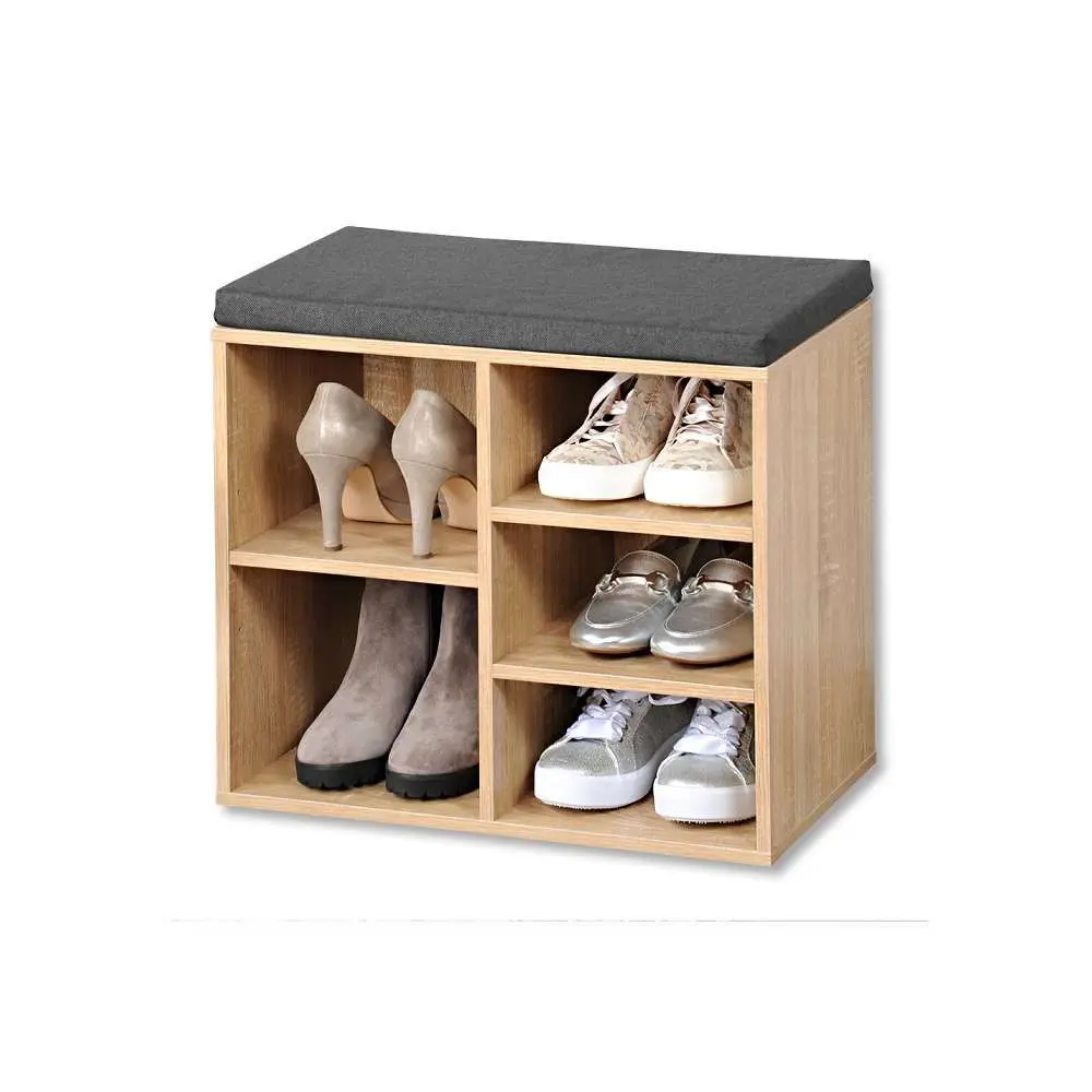 Kesper Mini cipelarnik sa jastukom za sedenje KSP15925, 51,5x48x29,5 cm, Hrast