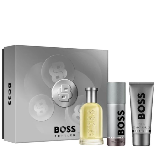 Hugo Boss Bottled Muški poklon set Toaletna voda, 100 ml + Dezodorans, 150 ml + Gel za tuširanje, 100 ml