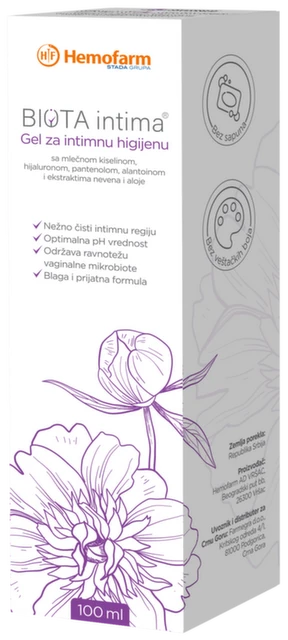 Biota Intima gel za intimnu higijenu, 100 ml