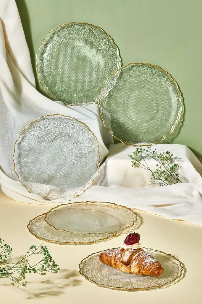 Hermia Set dezertnih tanjira, 6 komada, Providni
