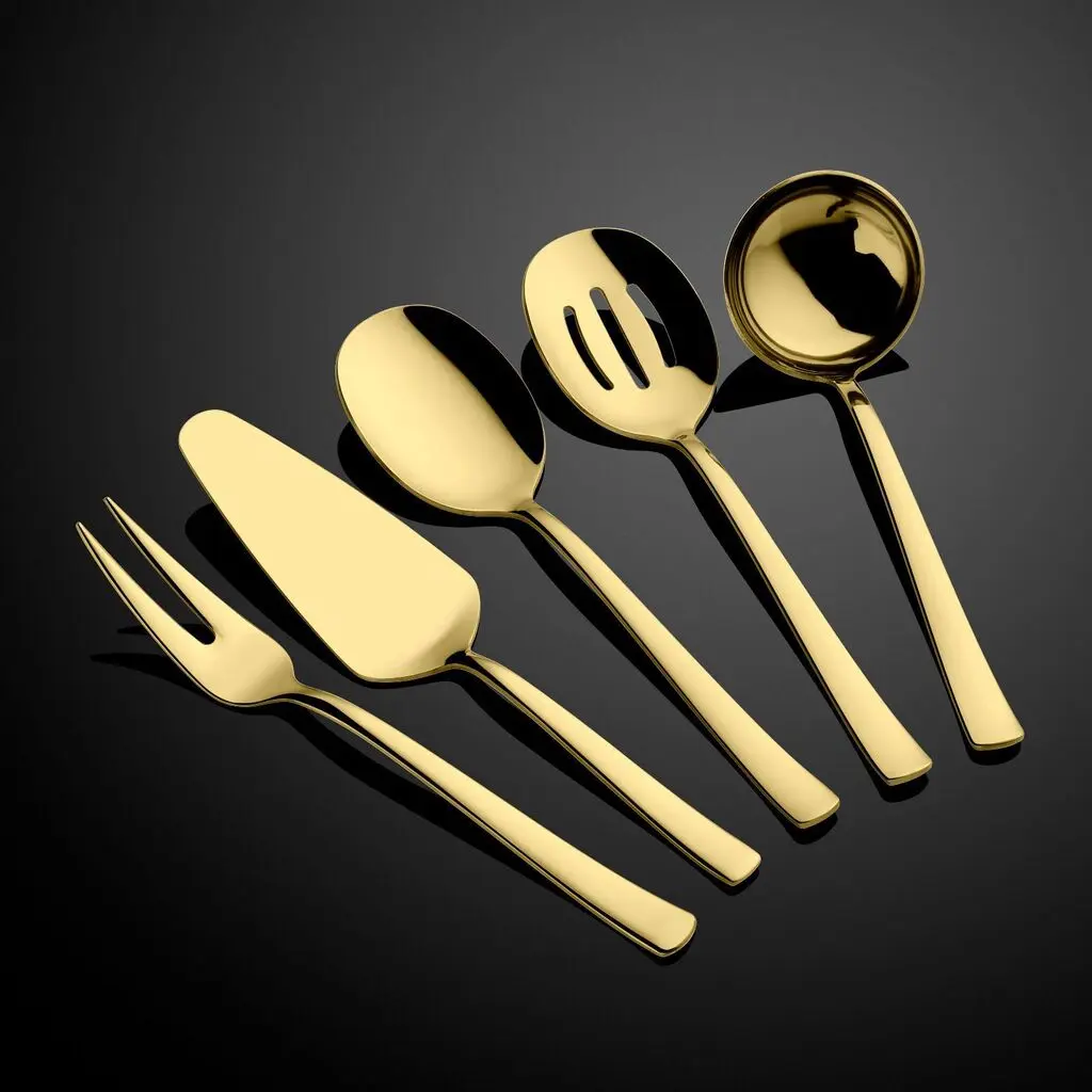 Hermia Servisni set, 5 komada, Zlatne boje