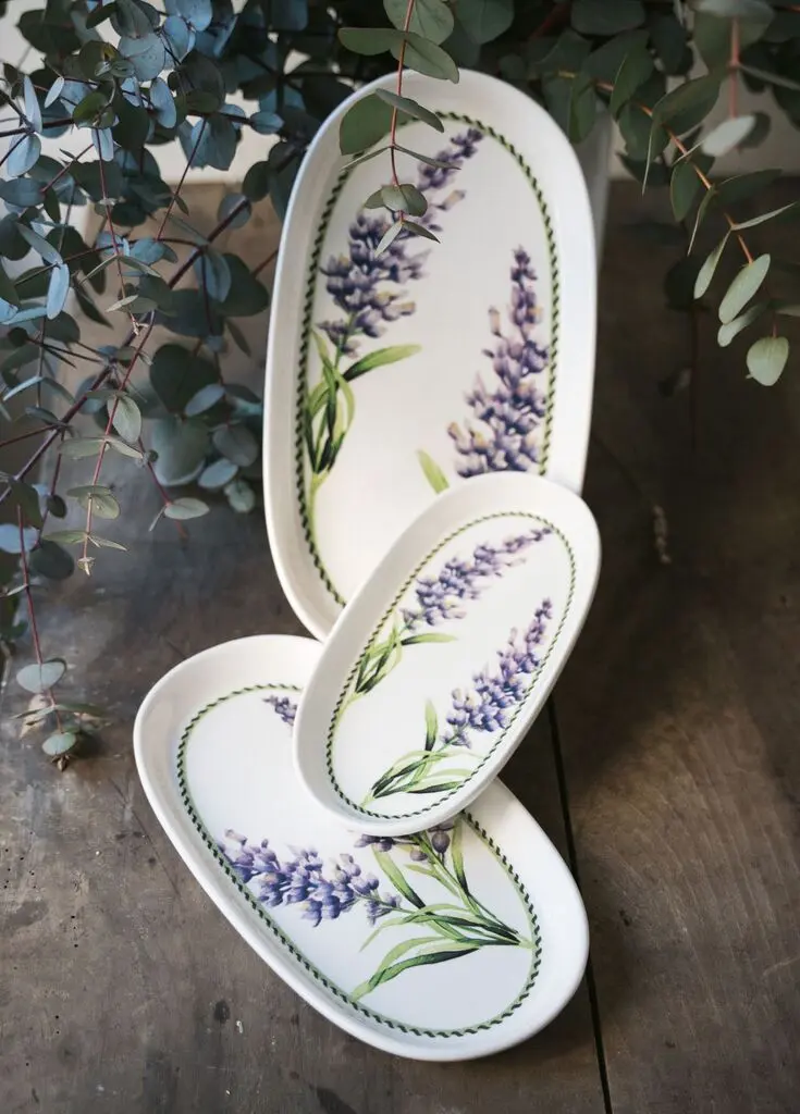 Hermia Set tanjira, 2 komada, Lavanda