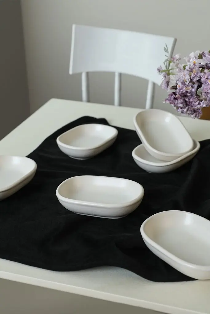 Hermia Set činija za predjelo, 6 komada, Beli