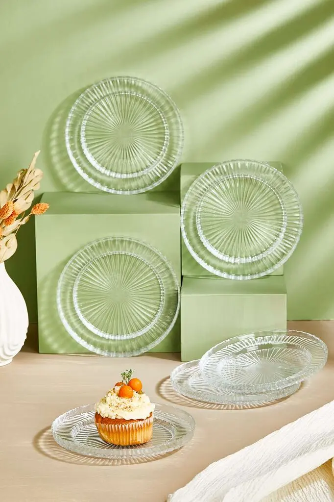 Hermia Set dezertnih tanjira, 6 komada, Providni