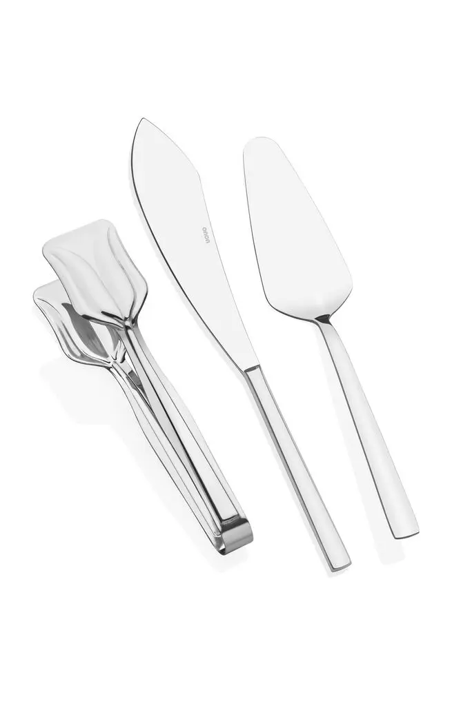Hermia Servisni set, 3 komada, Srebrne boje