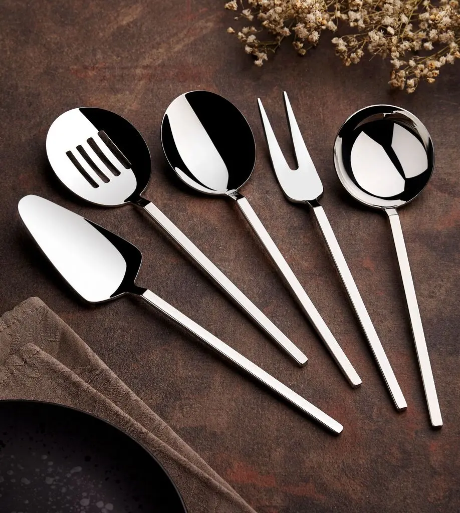 Hermia Servisni set, 5 komada, Srebrne boje