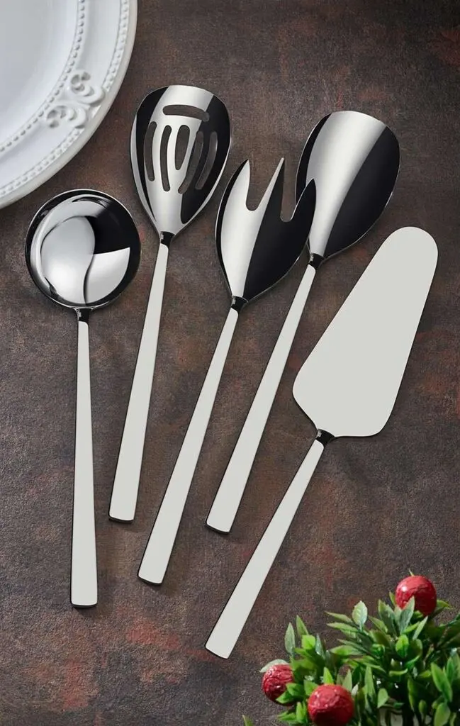 Hermia Servisni set, 5 komada, Srebrne boje