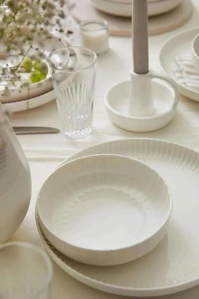 Hermia Servis za ručavanje, 18 komada, Beli