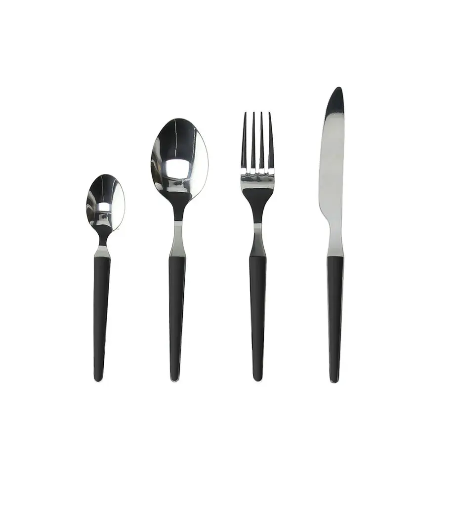 Tognana Set pribora za jelo Zen, 24 komada, Crni