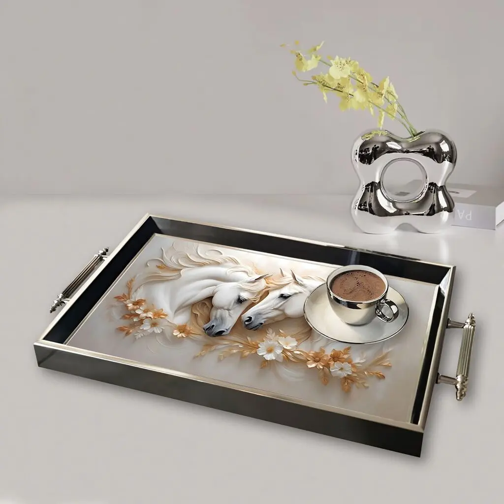 Aberto Design Poslužavnik TPG9804 50 x 29 x 3.5 cm, Šareni
