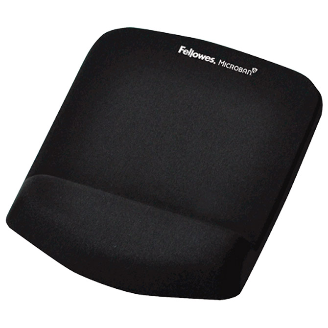 Podloga za miša sa odmaračem zgloba PlushTouch Fellowes 9252003 crna