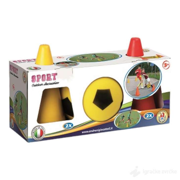 Fudbal set sa čunjevima + lopta