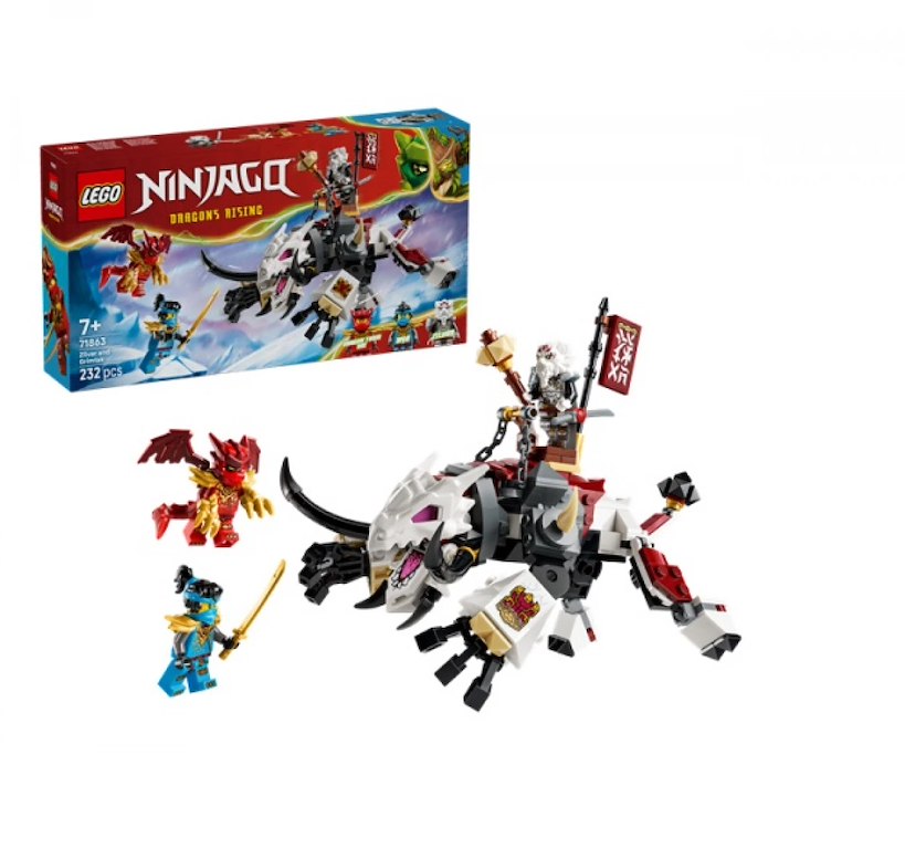 LEGO NINJAGO ZILVAR AND GRIMTAK THE DRAGO