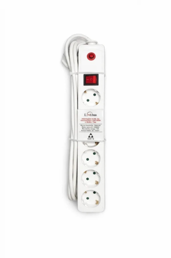 Produžni kabl Linkom 6r3m sa prekidacem i zaštitom 3x1,5mm