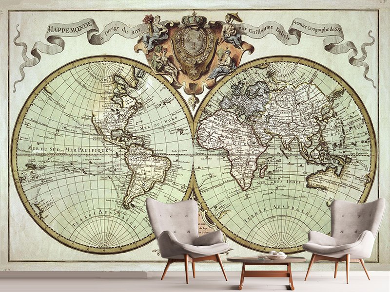 Mapa sveta sa detaljima