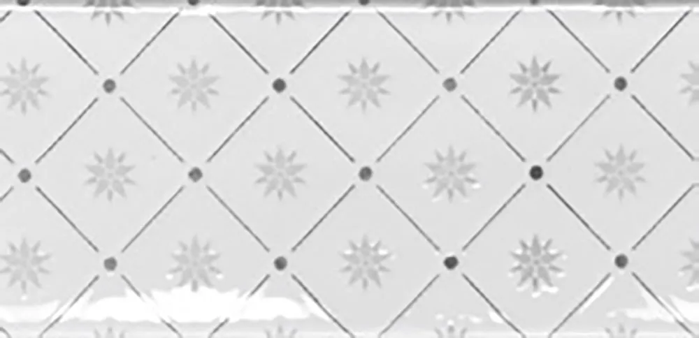Ocean Decor White & Black Mix 7,5x15 GLOSS