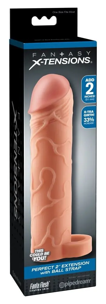 Pipedream Navlaka za penis sa prstenom za testise Fantasy X-Tensions 2"