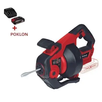 Einhell čistač odvoda sa sajlom TE-DA 18/760 Li 4514160 + POKLON Einhell starter kit Power X-Change 18V 2.5Ah 4512097