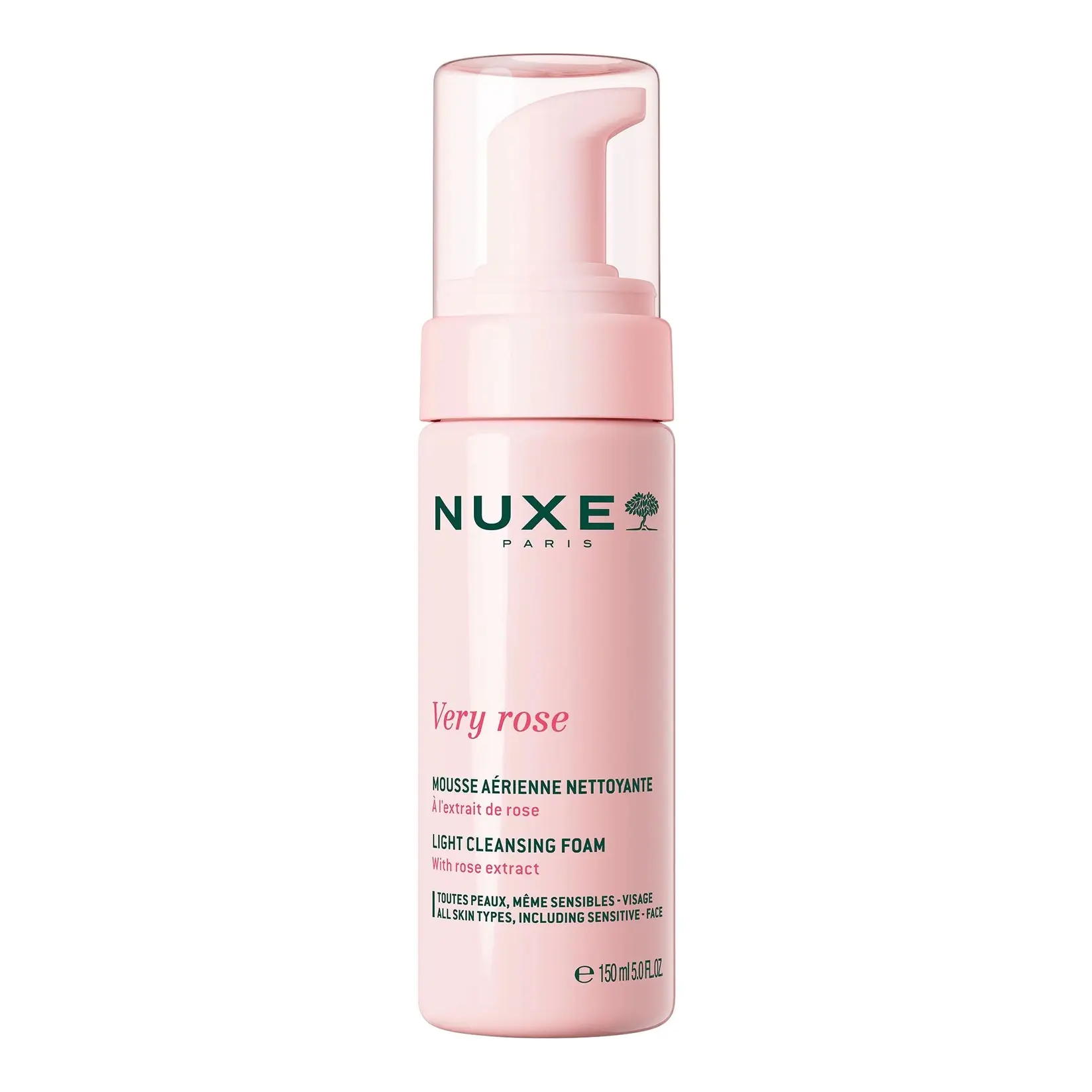Nuxe Pena za čišćenje lica Very Rose, 150 ml