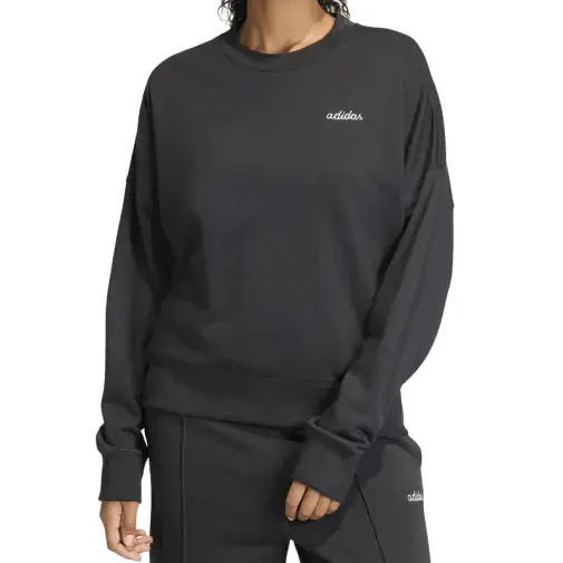 Adidas Ženski duks W Cp Crw Black/Owhite, Crni