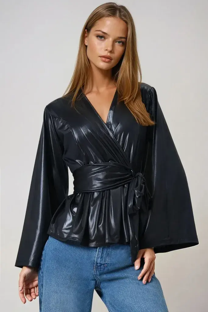 Trend Alacati Stili Ženska bluza Alc-X14680, Crna