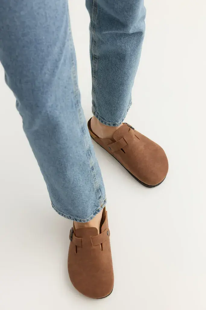 Trendyol Shoes Ženske papuče Takss25Te00001, Smeđe