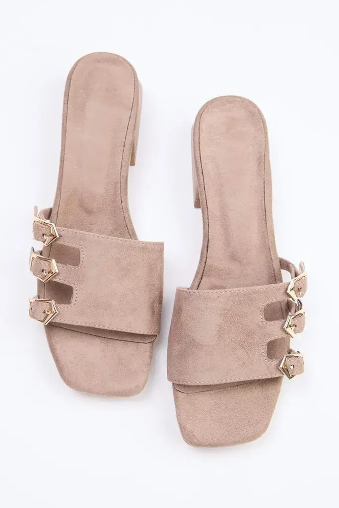 Trendyol Shoes Ženske papuče Takss25To00036, Bež