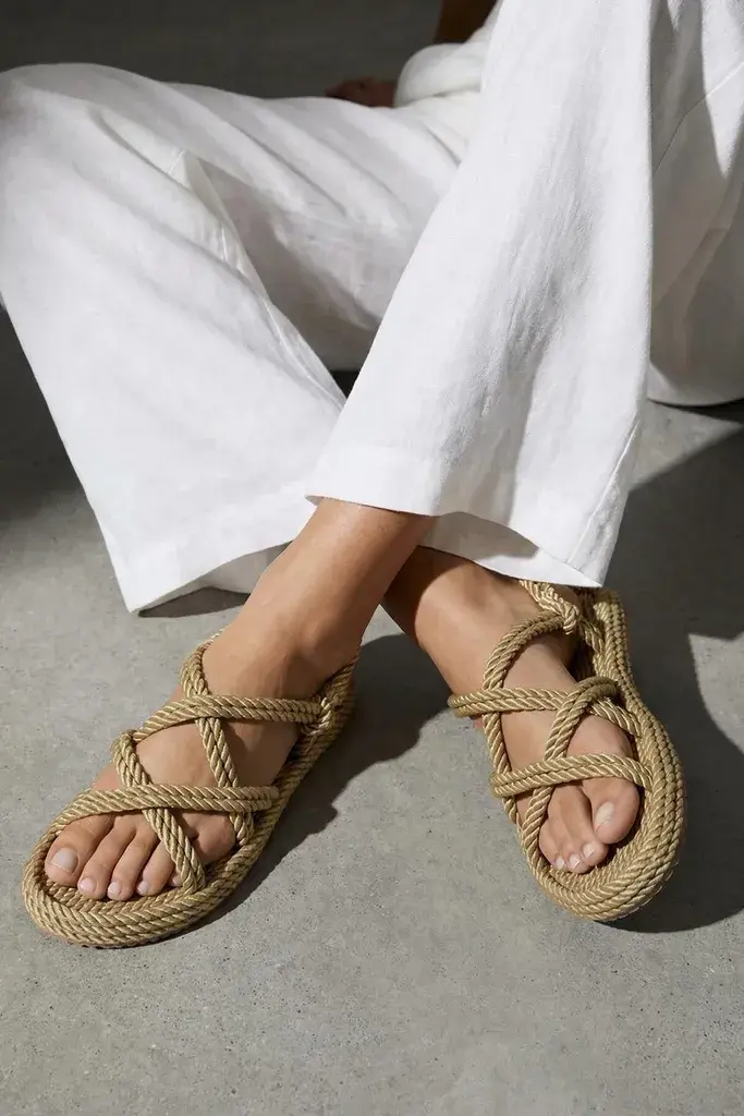 Trendyol Shoes Ženske sandale TAKSS25SD00056, Bež