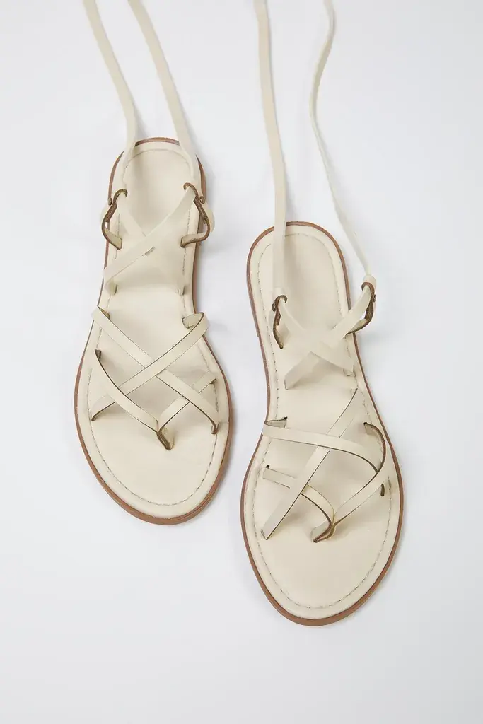 Trendyol Shoes Ženske sandale Takss25Sd00021, Bež