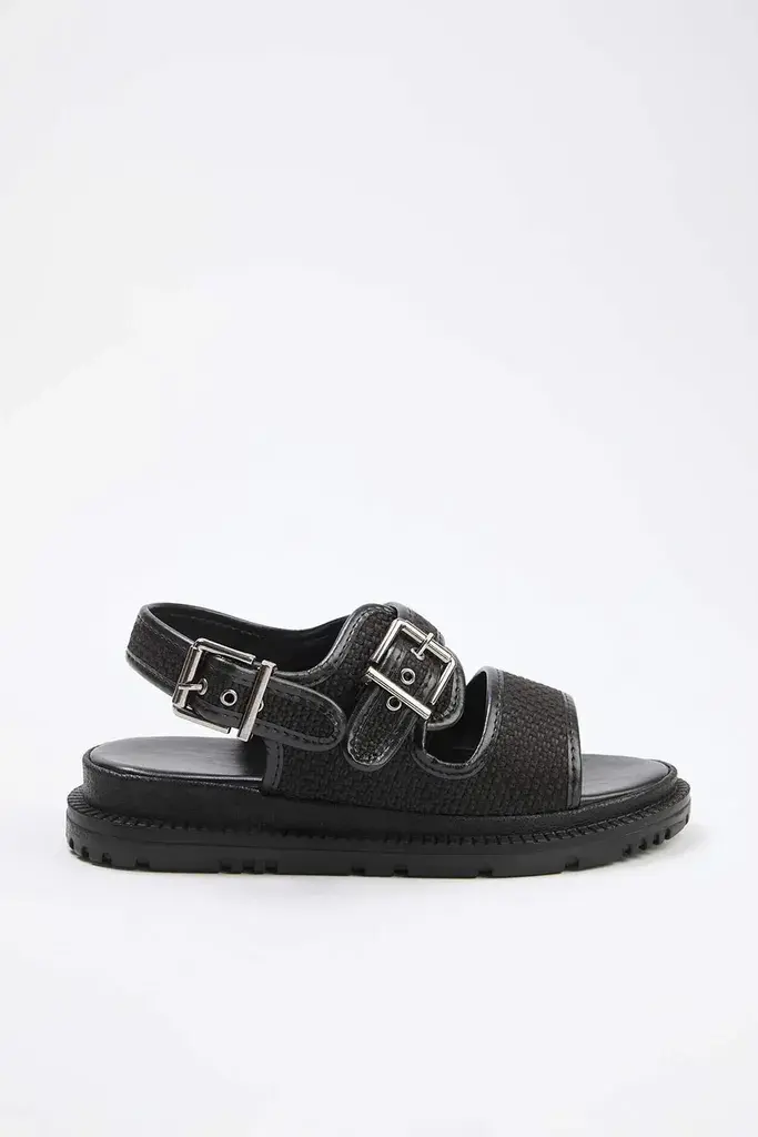 Trendyol Shoes Ženske sandale Takss26Sd00006, Crne