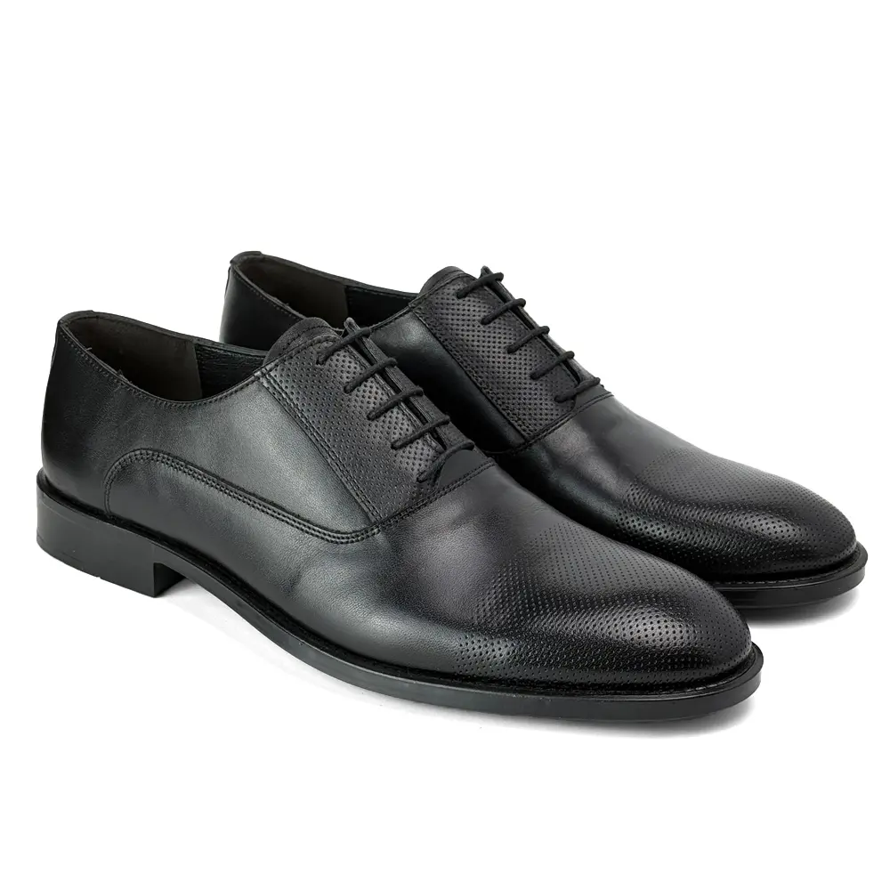 Mona Footwear Muške kožne cipele, Crne