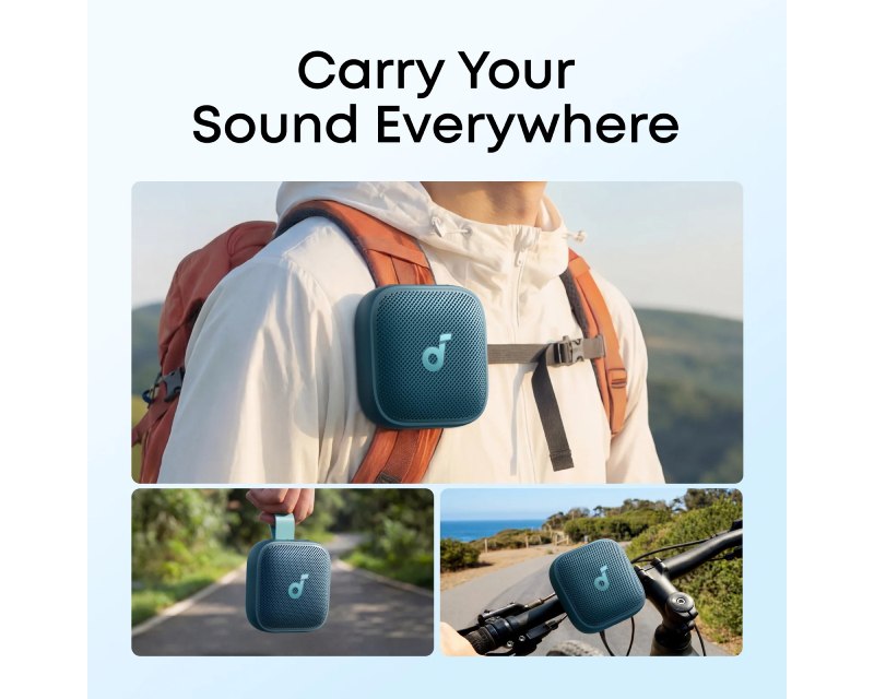 ANKER Soundcore Boom Go 3i 15W prenosni bluetooth IP68 zvučnik plavi