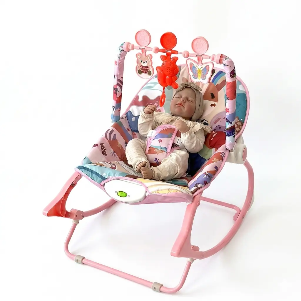 Njihalica za Bebe 0-18kg, Roze