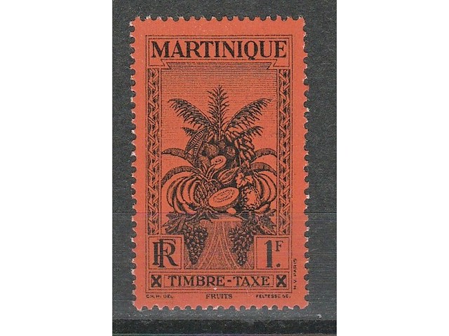 Martinique, Martinik - 1933 - Fruits, voće