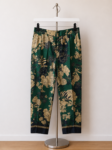 Zara Zelene cvetne letnje pantalone