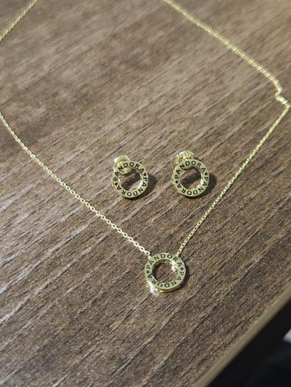 Rezzzz Pandora komplet gold i srebrni