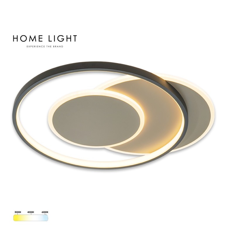 SOLEA 169 PLAFONSKA SVETILJKA 42W CCT COFFEE/CRNA HOME LIGHT