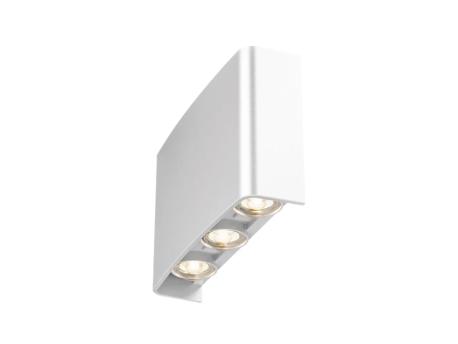 BRAYTRON Bela zidna CCT LED lampa 6x1W BG38-03380