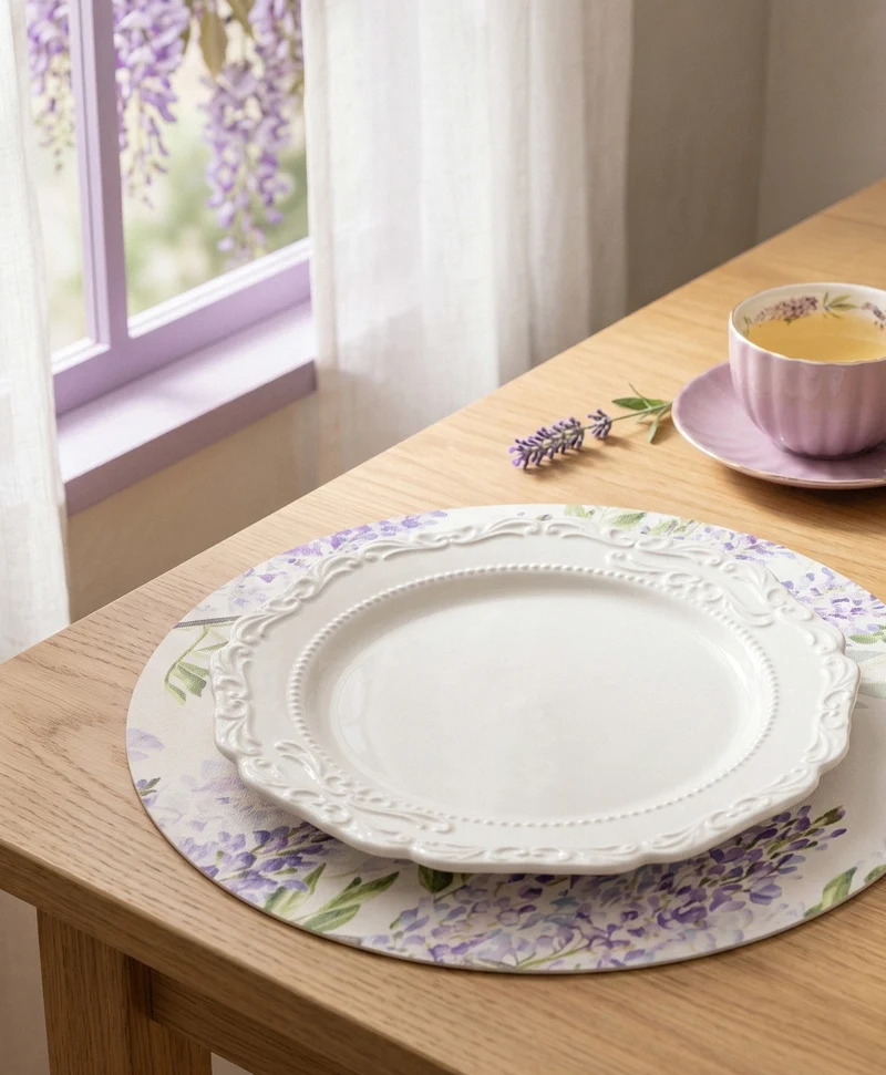 Tanjir za glavno jelo sa ornamentom