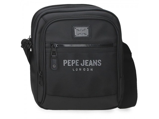Muška torbica 27cm sa pregradom za tablet Pepe Jeans Durham black 72957