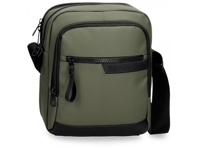 Muška torbica 27cm sa pregradom za tablet PJL Dorking khaki 74657