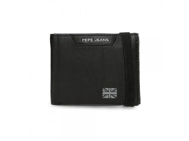 Muški kožni novčanik Pepe Jeans Indiana black 75339