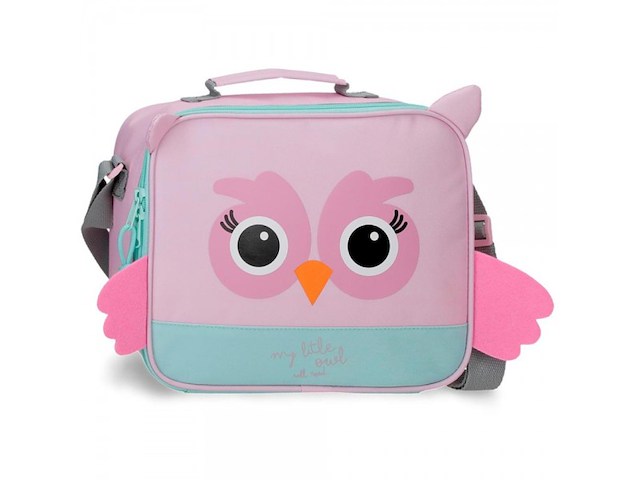 Dečija termo torba 4.5l  Roll Road Happy Pets Owl pink 49948