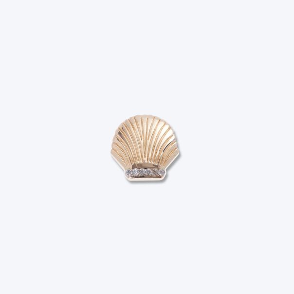 CROCS Bedž gold seashell U
