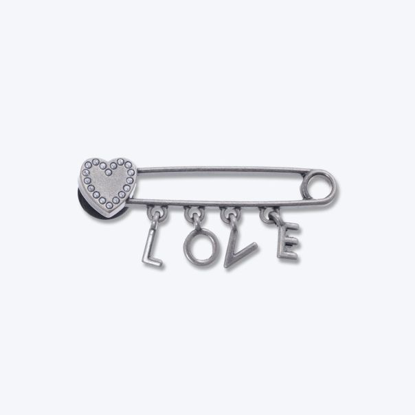 CROCS Bedž love safety pin U